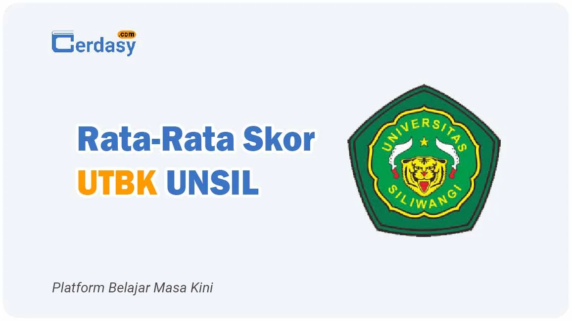 Nilai Skor UTBK UNSIL 2025 Terbaru, Prediksi Minimal Lolos - Cerdasy ...